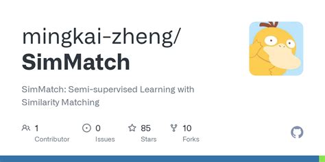 GitHub Mingkai Zheng SimMatch SimMatch Semi Supervised Learning With Similarity Matching