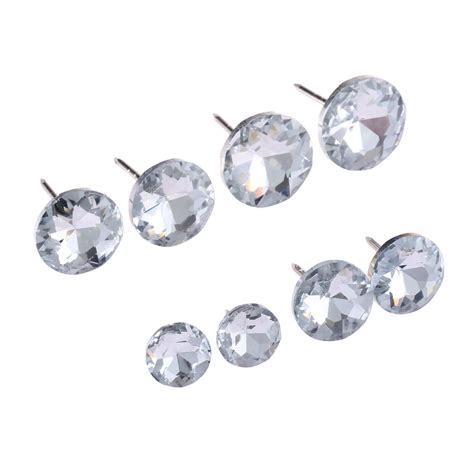 다이아몬드 크리스탈 실내 장식 손톱 버튼 압정 스터드 핀 14182022mm 소파 벽 장식 가구 재봉 액세서리 10 피스단추 Aliexpress