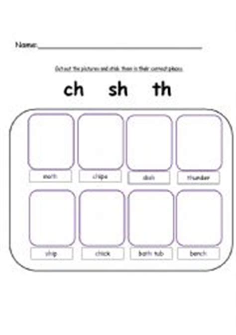 Digraphs Th Ch Sh ESL Worksheet By Azza 20