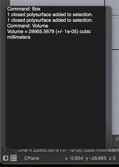 Dimension Volume Measurements Not Displaying Rhino For Mac McNeel