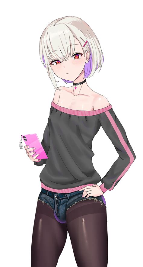 Denim Shorts And Black Tights Scrolller