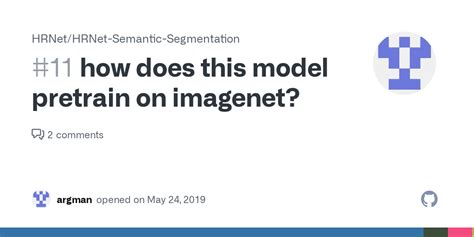 How Does This Model Pretrain On Imagenet Issue 11 HRNet HRNet
