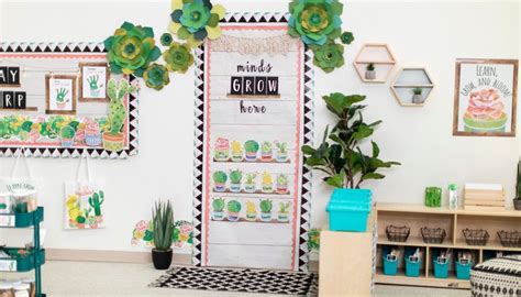Cactus Theme Classroom Reveal Fun365 Videos Matematicas