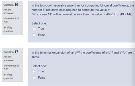 Solved In The Top Down Recursive Algorithm For Computing