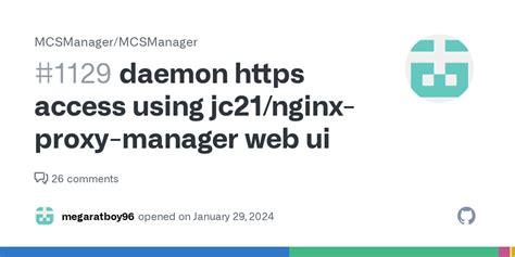 daemon access using jc21 nginx proxy manager web ui · issue 1129 · mcsmanager mcsmanager