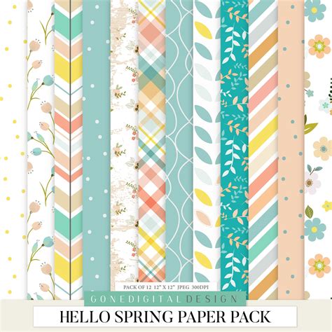 Spring Clipart Spring Word Art Spring Clip Art Word Stickers Etsy