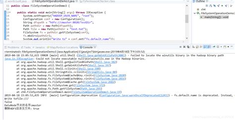 本地java代码访问hadoop集群时错误access denied for user superuser privilege is