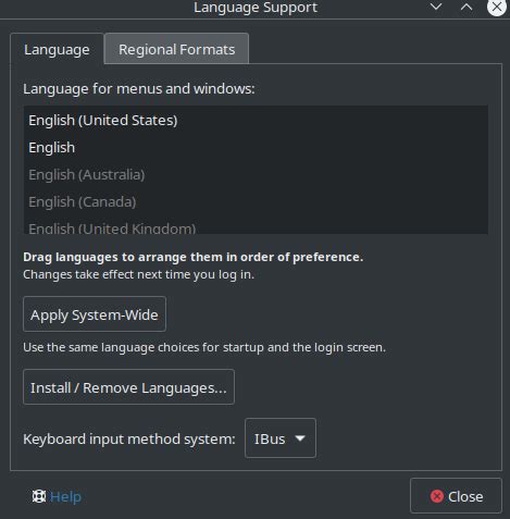 20 04 KDE Plasma Input Method Settings Shows Cannot Connect To Fcitx