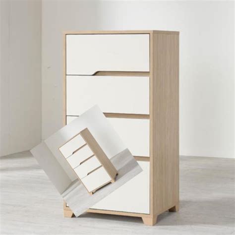 데코라인 뉴라떼 4단 서랍장 아이방 안방 옷정리 수납장 드레스룸 가구 혼수 신혼 틈새수납 오크아이보리 네이버 블로그