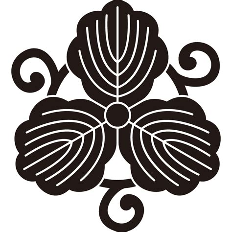 五徳柏紋（ごとくかしわ）：家紋のいろは 家紋 柏 かしわ