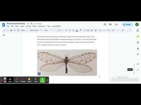 Practice Screenshots Google Docs YouTube