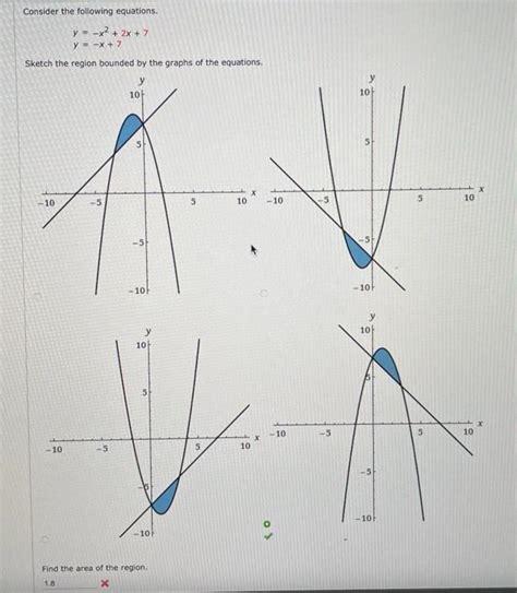 Solved Consider The Following Equations Y X2 2x 7 Chegg