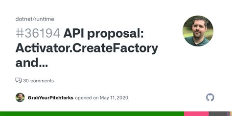 Api Proposal Activatorcreatefactory And Constructorinfo