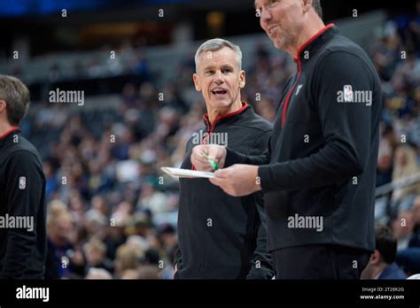 Chicago Bulls Head Coach Billy Donovan In The First Half Of A