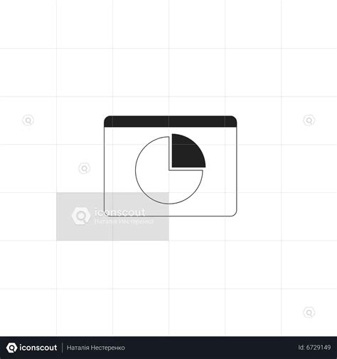 Webpage With Pie Chart Animated Icon Download In Json Lottie Or Mp4 Format