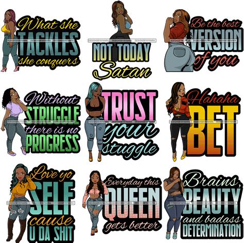 Super Bundle 81 Life Bad Ass Woman Quotes Sexy Fashion Goddess Glamour