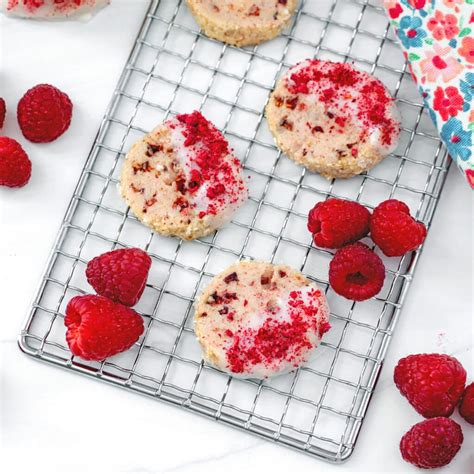 Raspberry Shortbread Cookies Recipe We Are Not Martha