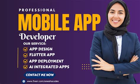 Do Mobile App Development Ios App Android App Creation Flutter App Developer By Areeshacodes