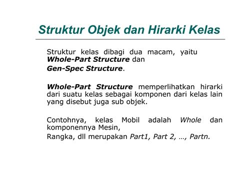Perancangan Berorientasi Objek Object Oriented Programing Ppt