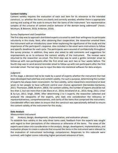 Free 10 Content Validity Samples And Templates In Pdf