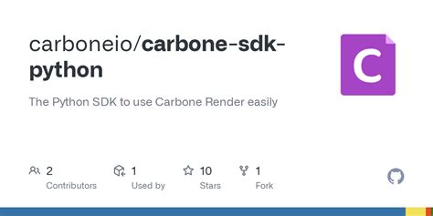 Carbone Sdk Pythoncarbonesdkcarbonesdkpy At Master · Carboneio