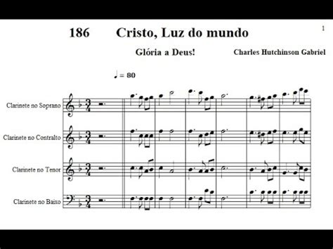 Hino CCB 186 Cristo Luz Do Mundo Charles Hutchinson Gabriel