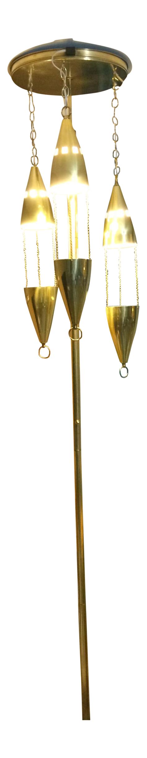 Mid Century Brass Tension Pole Lamp Chairish