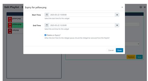 xibo does not remove the video from the playlist when it expires cms
