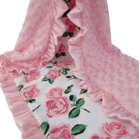 Floral Minky Blanket Etsy
