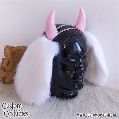 Goat In White And Pink Ralsei From Deltarune Ears And Or Horns