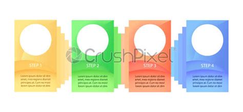 authentication process infographic chart design template stock vector