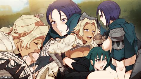 Rule 34 3girls Absurdres Artist Name Blonde Hair Blue Hair Breasts