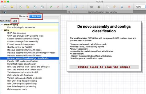 Metagenomic Classification With Kraken Unipro UGENE