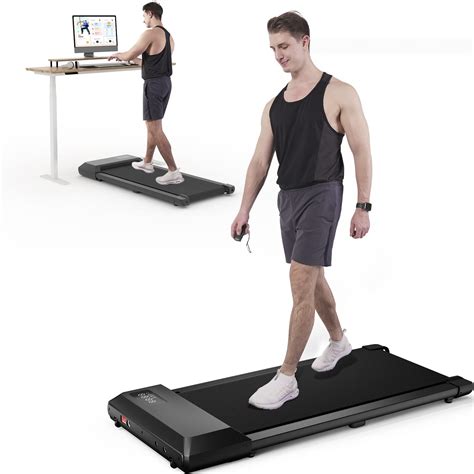 Deerrun Walking Pad 2 In 1 Under Desk Treadmill Walking Pad Treadmill
