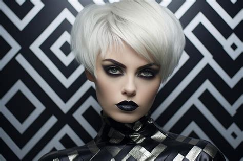 Premium Ai Image Pioneering Aesthetics Modernist Muse Amidst Stark
