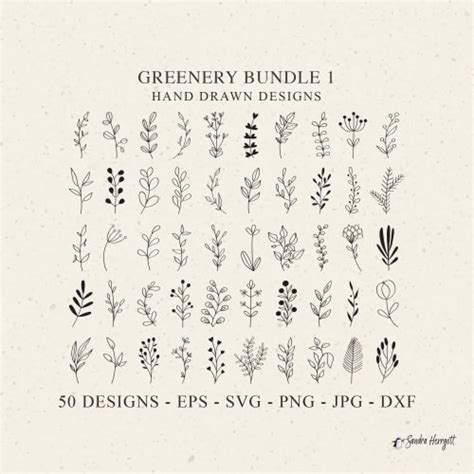 Eucalyptus Plotter File SVG DXF PNG Leaf Botanical Floral Etsy