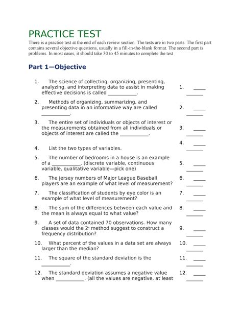 Econ 2300 CH 1 4 Practice Test From Textbook PRACTICE TEST There Is A
