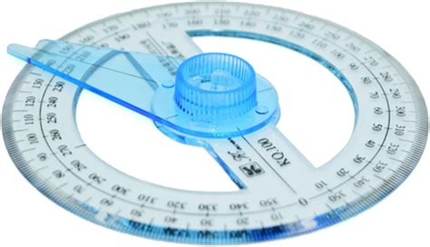 Saccgt 360 Degree Angle Measure Protractor 360 Degree Plastic Protractor For School