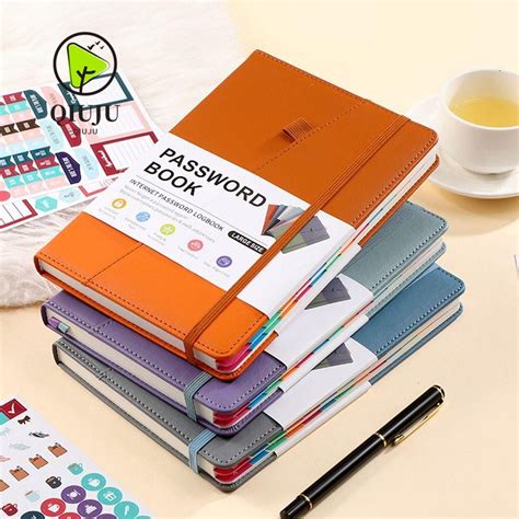 Qiujuu A5 Password Book Log In Detail With Alphabetical Tabs Password