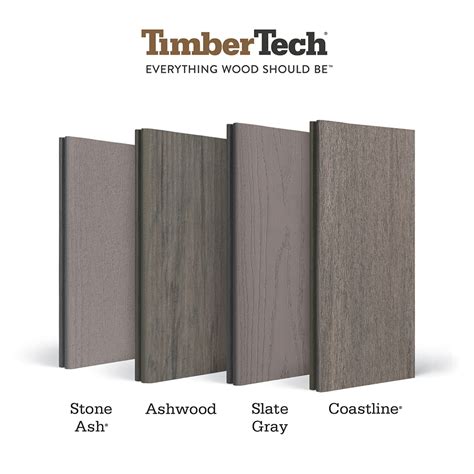 Shop Timbertech Gray Decking Sample Starter Kit At