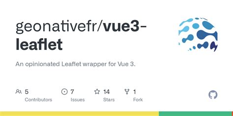 Github Geonativefr Vue Leaflet An Opinionated Leaflet Wrapper For Vue