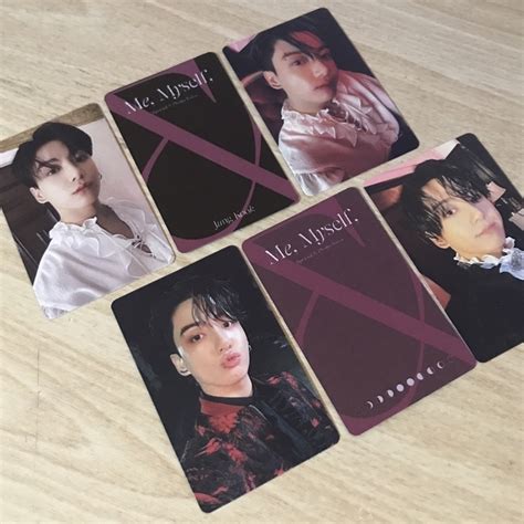 Bts Jungkook Me Myself Special 8 Photo Folio Photocards Set Repost