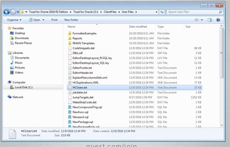 Moving Your Existing Toad For Oracle Settings To A New Computer