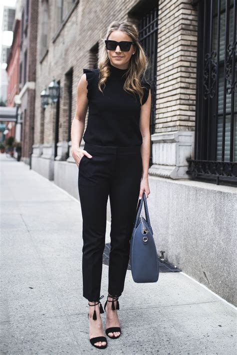 What To Wear To A Business Meeting Professional Work Outfit Black