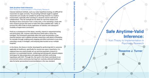 Safe Anytime Valid Inference From Theory To Implementation In
