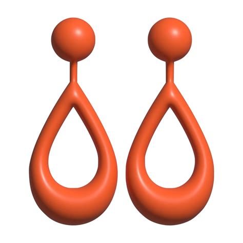 Earrings 3d Icon 22288674 Png