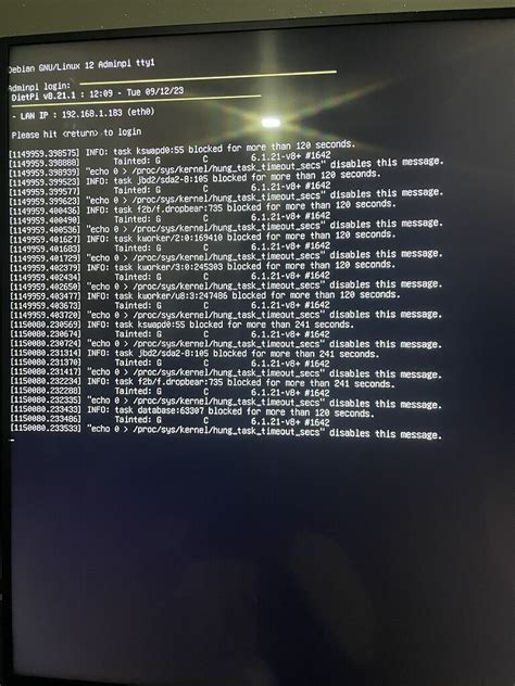 Task Blocked And Timedout Troubleshooting Dietpi Community Forum