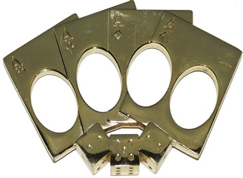 Lucky Punch Brass Knuckles Gold