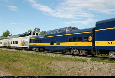 Alaska Railroad Arr Dome Car No 500 And Royal Caribbean Lines Rcix Ultradome Car No 1004