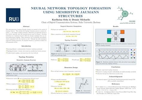pdf neural network topology formation using memristive jaumann structures